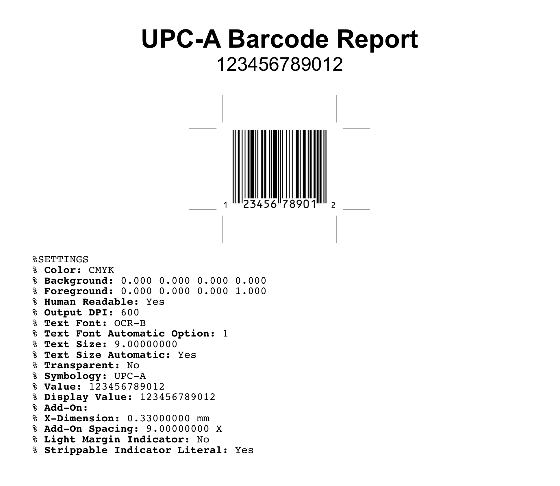 Barcode Producer Help Barcode Reports 